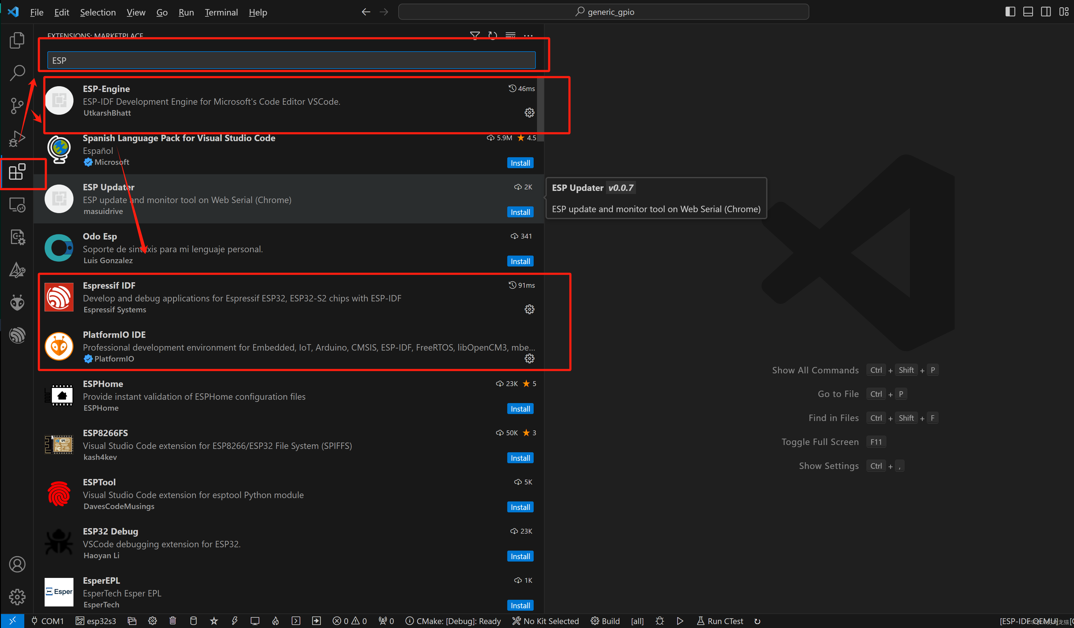【esp32 Pc电脑windows 环境搭建 记录 Hello World 运行基础样例学习】esp32怎么连接电脑 Csdn博客