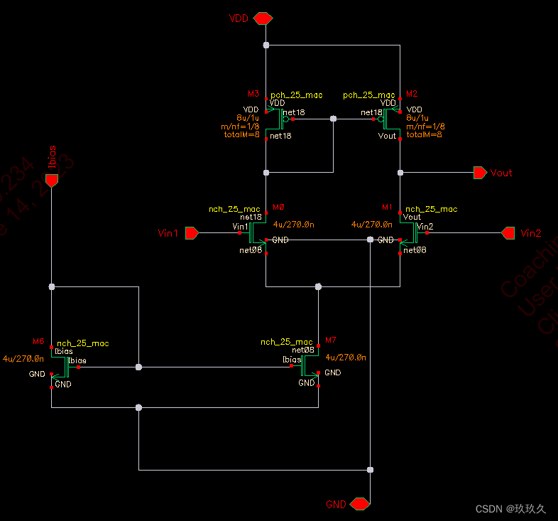 （十三) 基于cadence 617 OTA五管共模输入范围、共模增益、差模增益、CMRR、电源抑制比PSRR仿真_电源抑制比仿真-CSDN博客