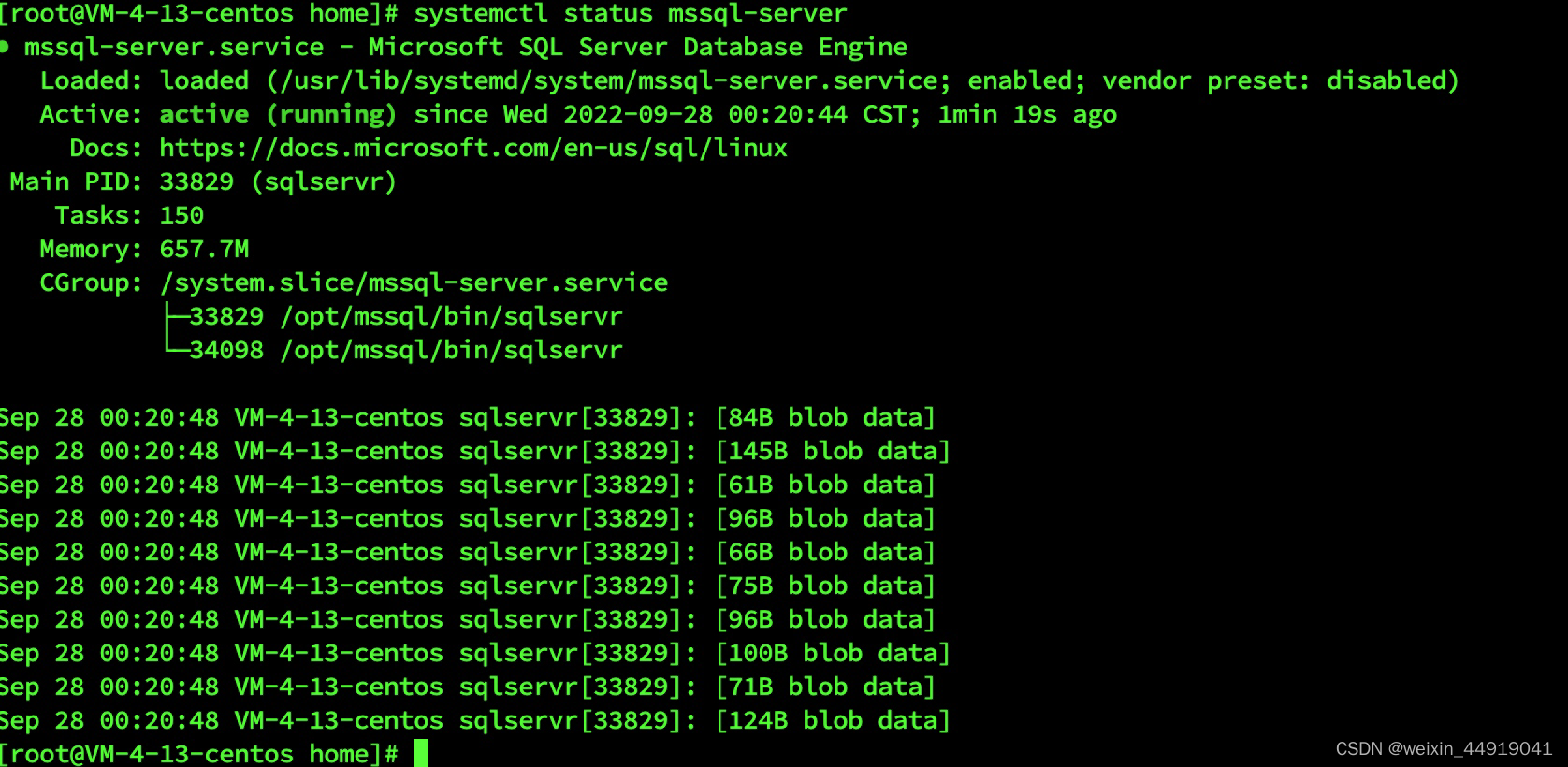Centos8安装microsoft Sql Servercentos8 安装sqlserver Csdn博客