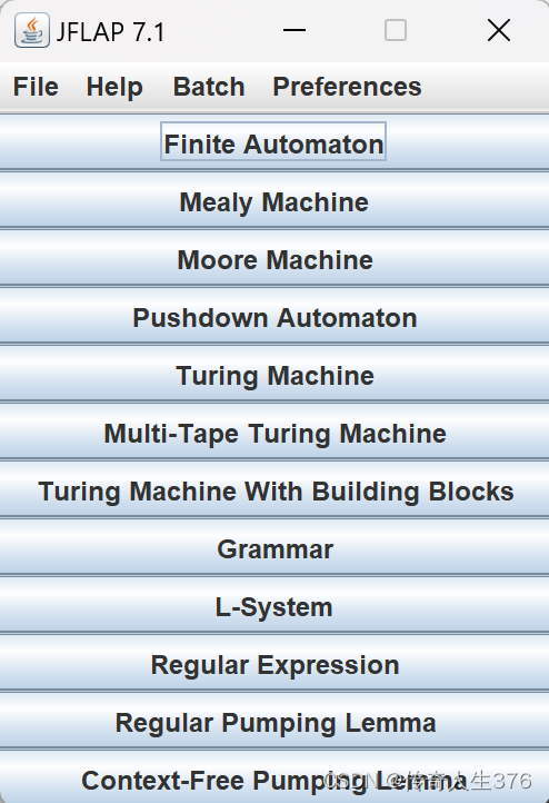 JFLAP下载及使用-CSDN博客