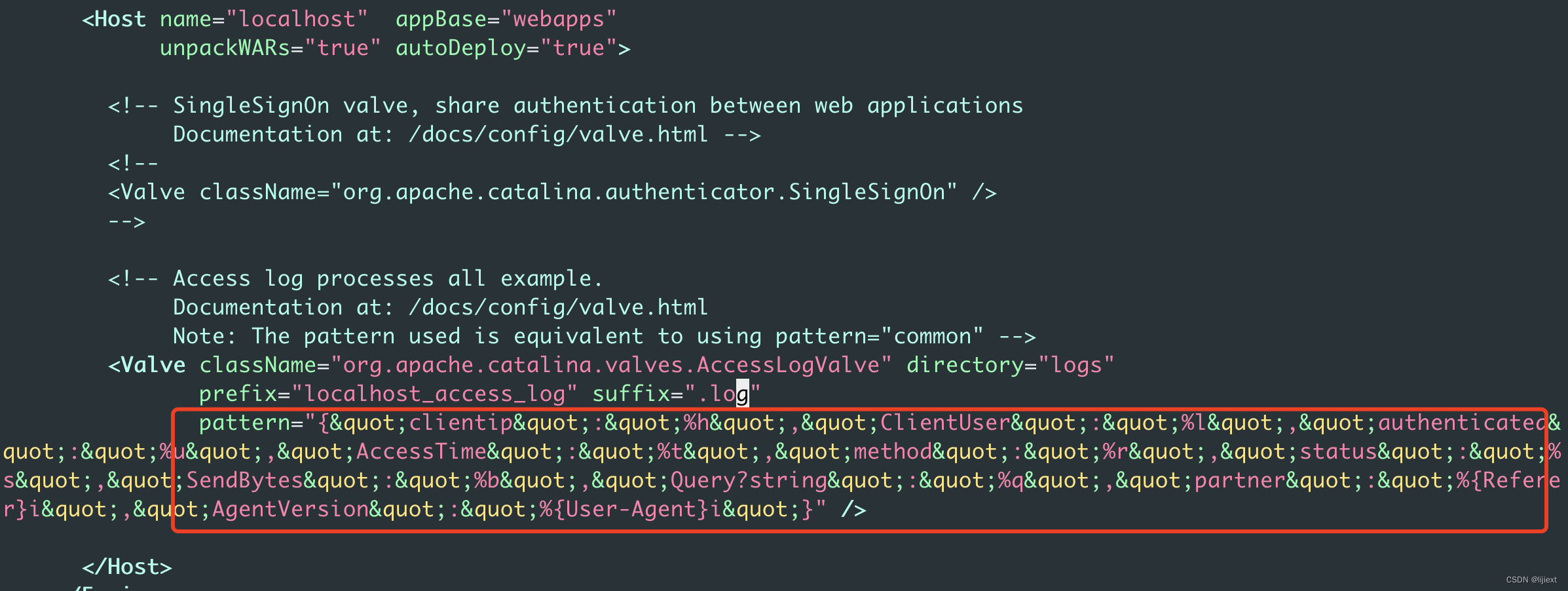 tomcat日志格式调整为json_tomcat 配置日志格式为json-CSDN博客