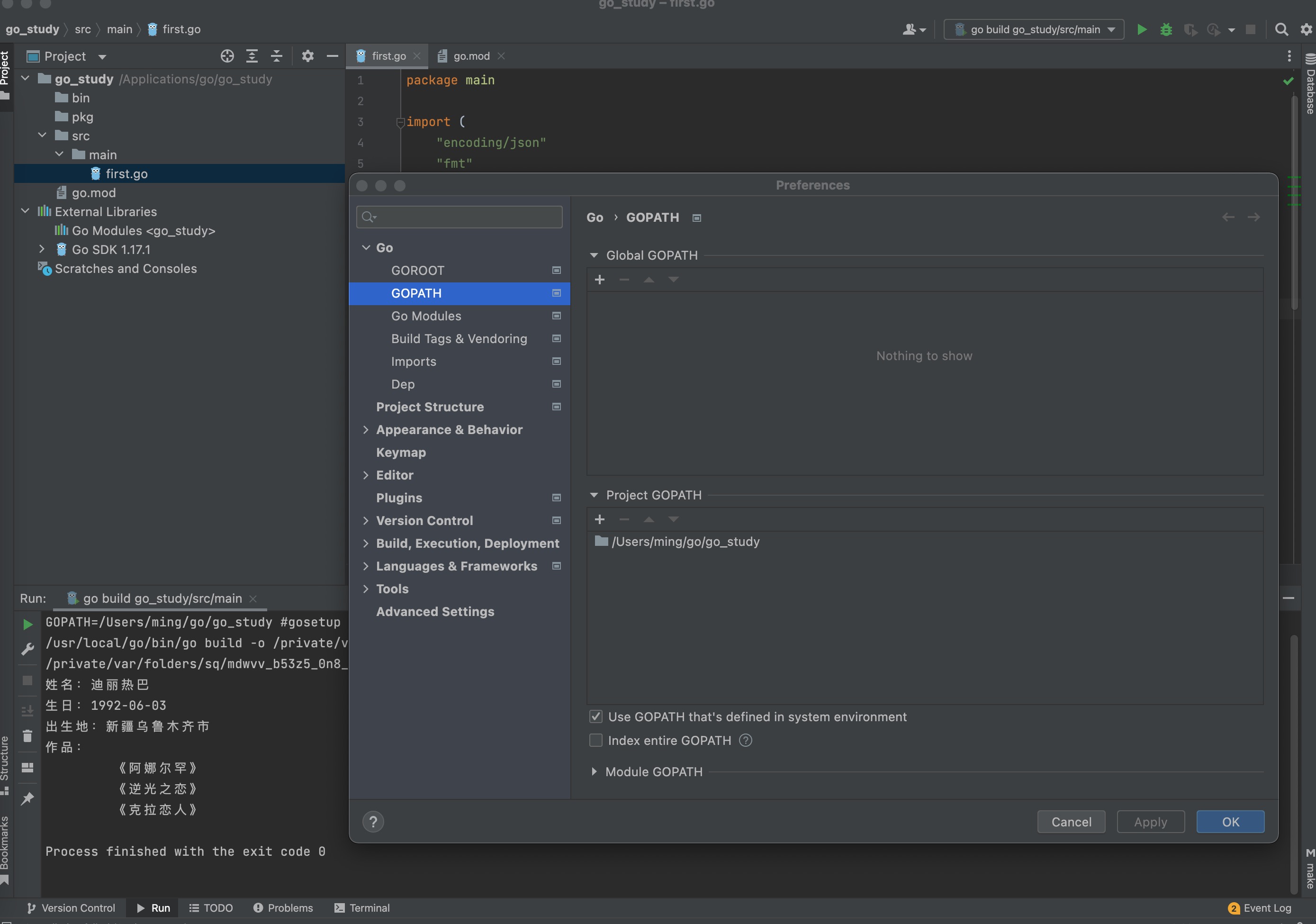 使用GoLand创建第一个go项目_goland创建第一个项目-CSDN博客