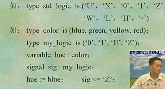 02_VHDL数据类型_教材版_vhdl 二维数组-CSDN博客