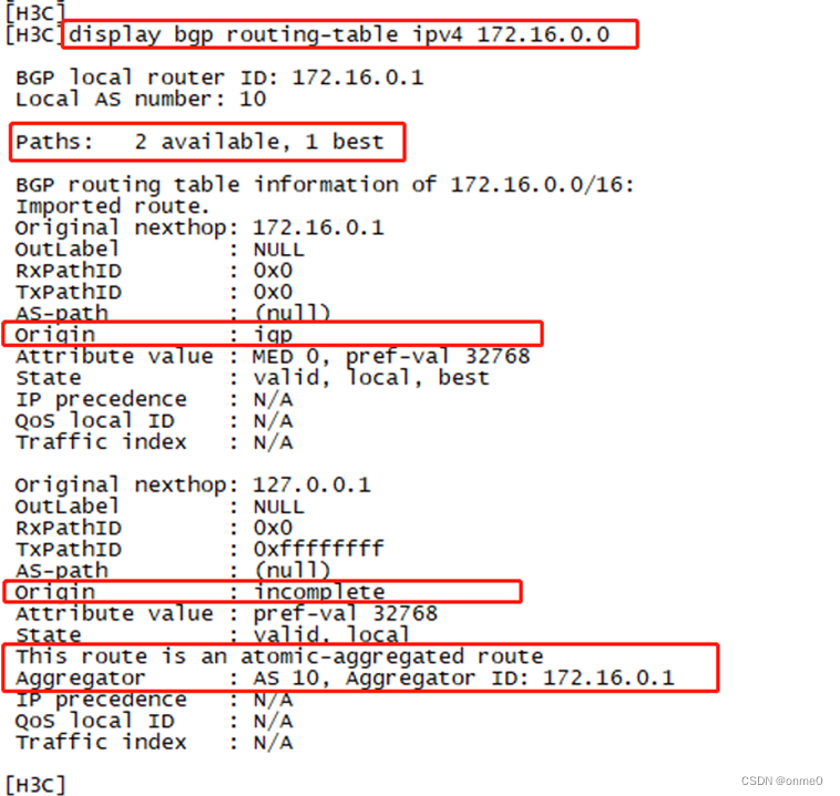 边界网关协议BGP实践课(14)—路由生成方式_华三bgp引入默认路由-CSDN博客