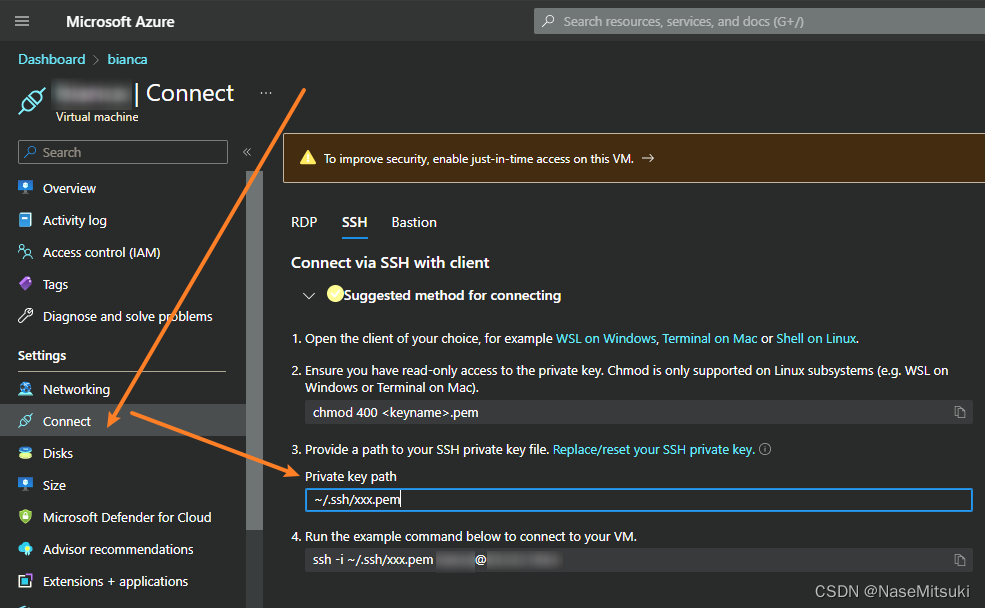 使用 SSH public Key 连接 Azure Linux 虚拟机_azure ssh public key-CSDN博客