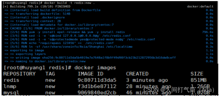 从小白到大神之路之学习运维第73天-------基于Dockerfile构建镜像应用（构建Tomcat镜像、MySQL、LNMP、Redis、面试题《CMD、ENTRYPOINT与RUN命令 ...