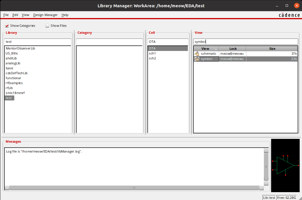 用Cadence Virtuoso IC617和工艺参数设计有源负载差动对（五管OTA）运放_5管ota buffer-CSDN博客