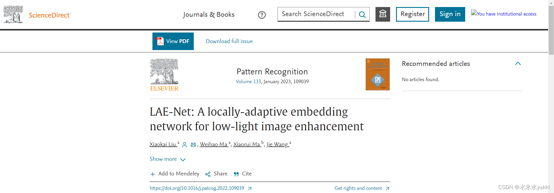 国外文献PDF下载（ScienceDirect）_sciencedirect怎么下载pdf-CSDN博客