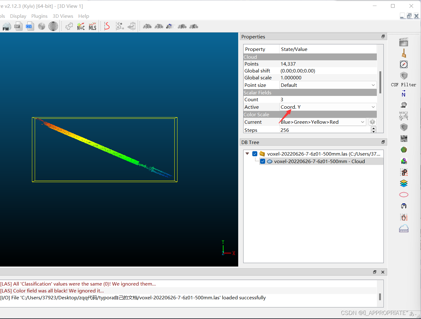 使用cloudcompare使xy轴的值反过来_cloudcompare坐标转换-CSDN博客