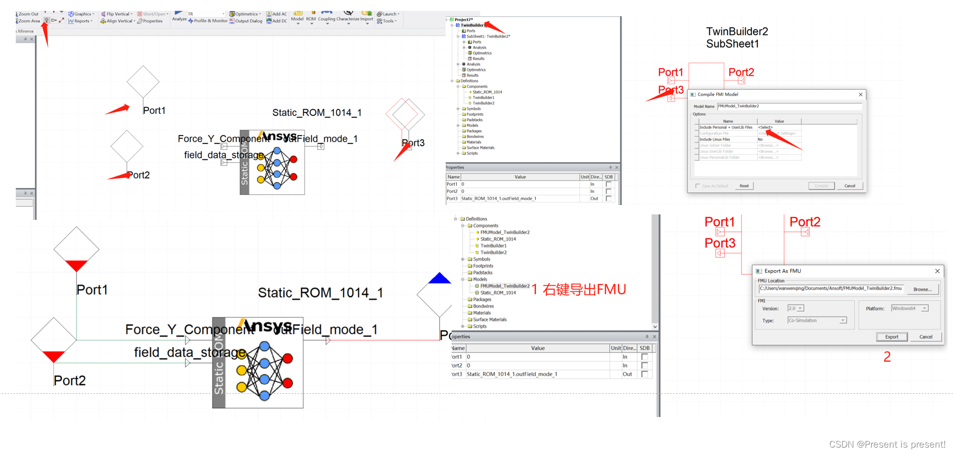 使用Twin_Builder创建静态降阶模型（static rom）_twin builder-CSDN博客