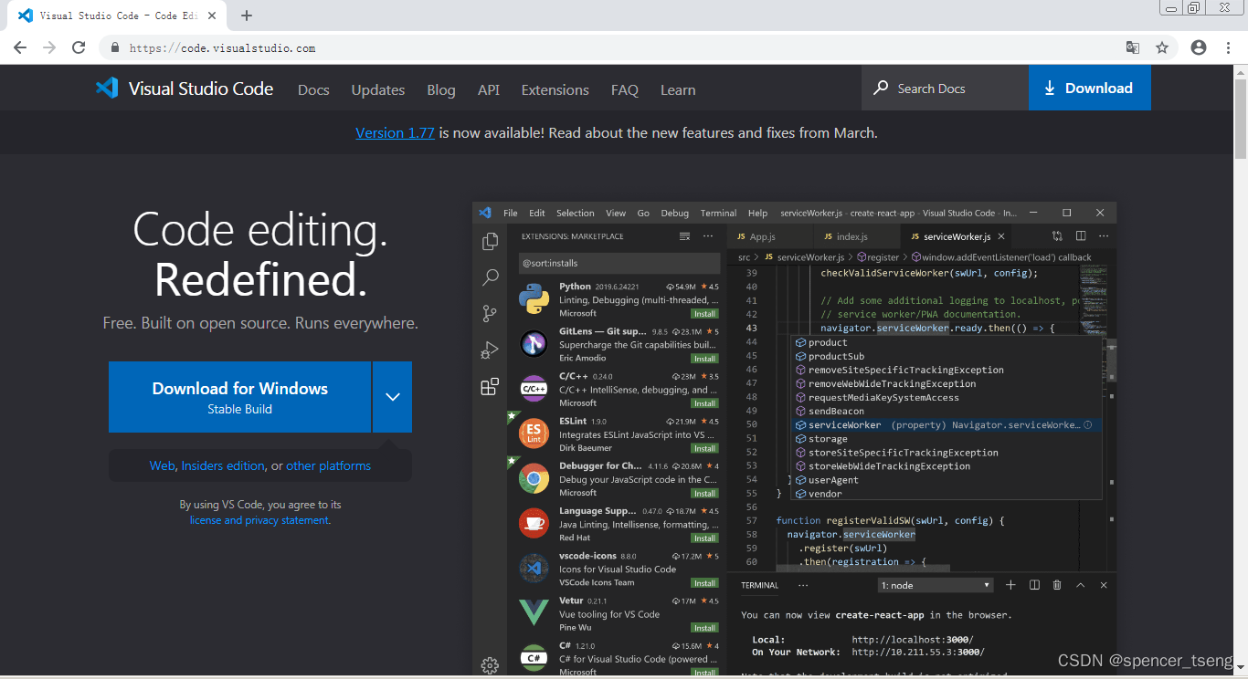 VSCodeUserSetup-x64-1.77.1_vscode1.77.1-CSDN博客