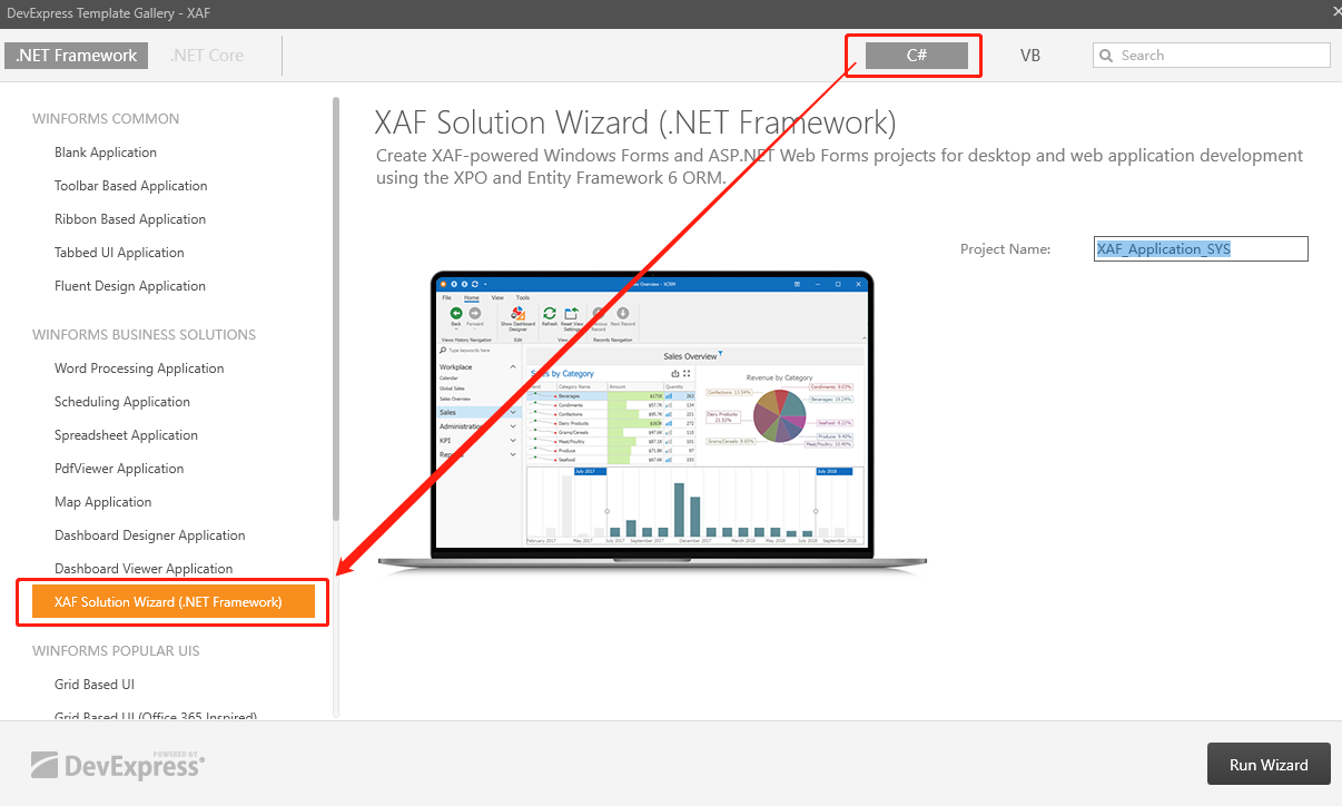 XAF开发学习（前置2）新建项目_xfa表单二次开发-CSDN博客