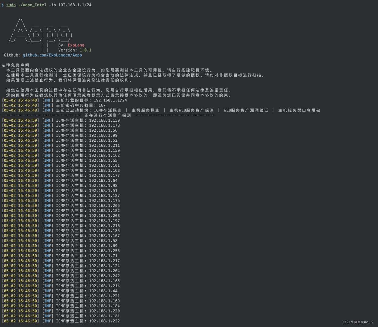 快速打点工具——Aopo工具_内网快速打点思路-CSDN博客