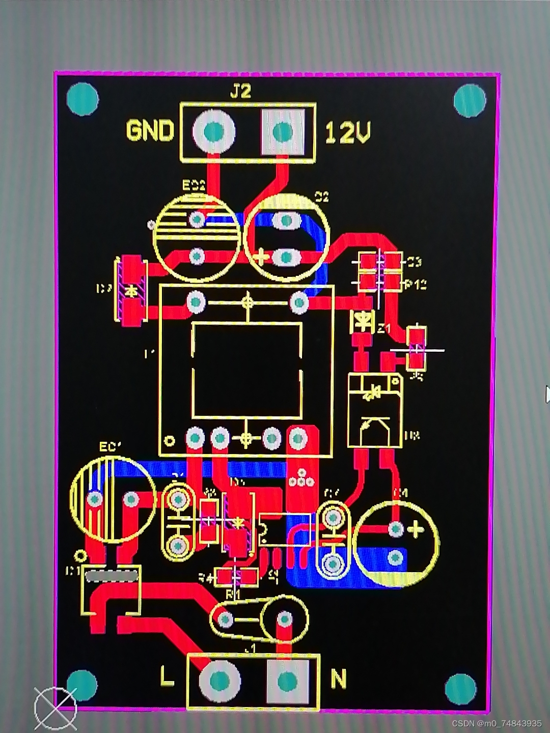 220V转12V成熟设计 6W,包含原理图和pcb，附芯片手册，包含变压器设计_220v转12vpcb原理图下载-CSDN博客