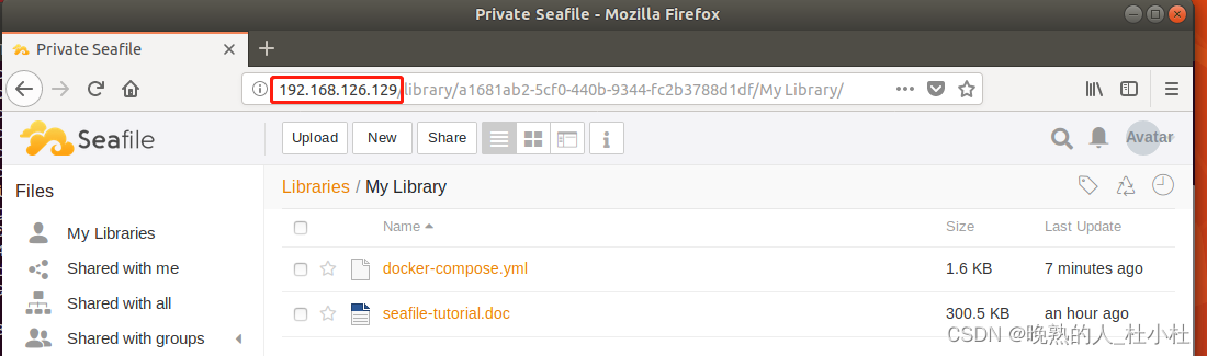 Docker 部署 Seafile 服务_docker seafile-CSDN博客