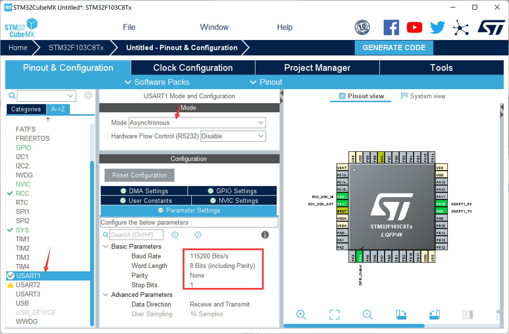 STM32定时器控制LED灯闪烁与串口通信_stm32设置led0按1.5s的时间间隔闪烁-CSDN博客