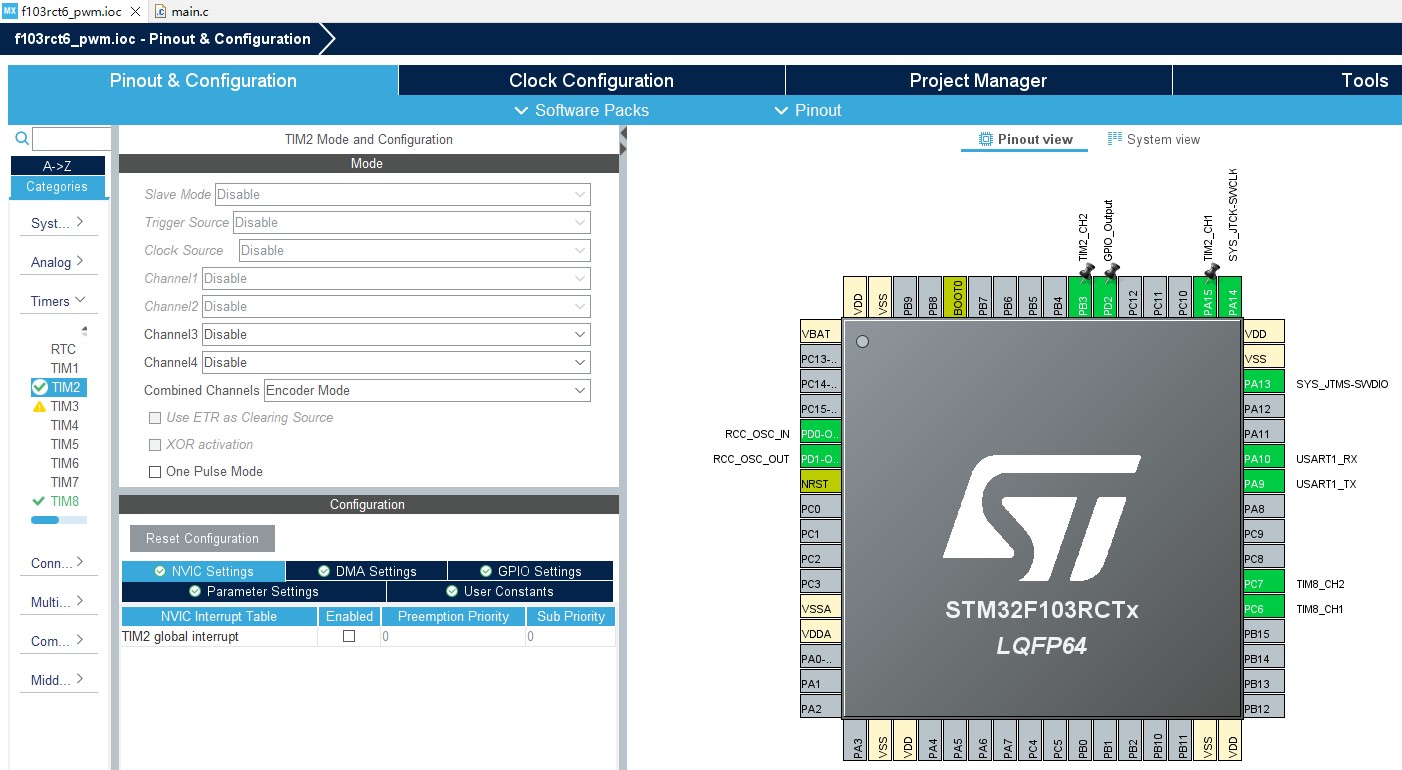 STM32F103RCT6+BTN7971B+JGB37-520+PWM驱动电机+USART串口读取电机转速-CSDN博客