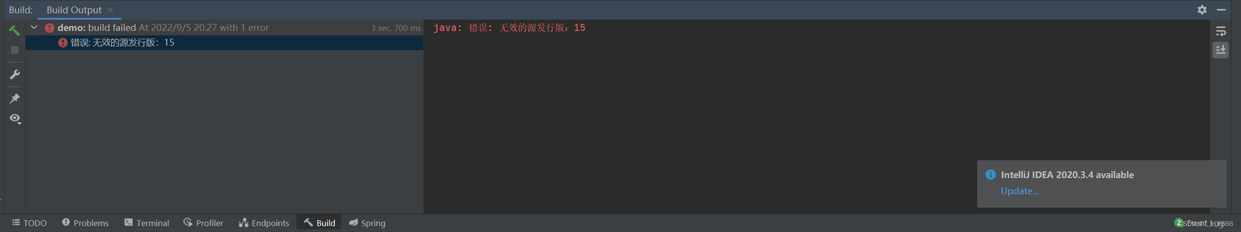 Java 错误无效的源发行版java无效的源发行版 Csdn博客 