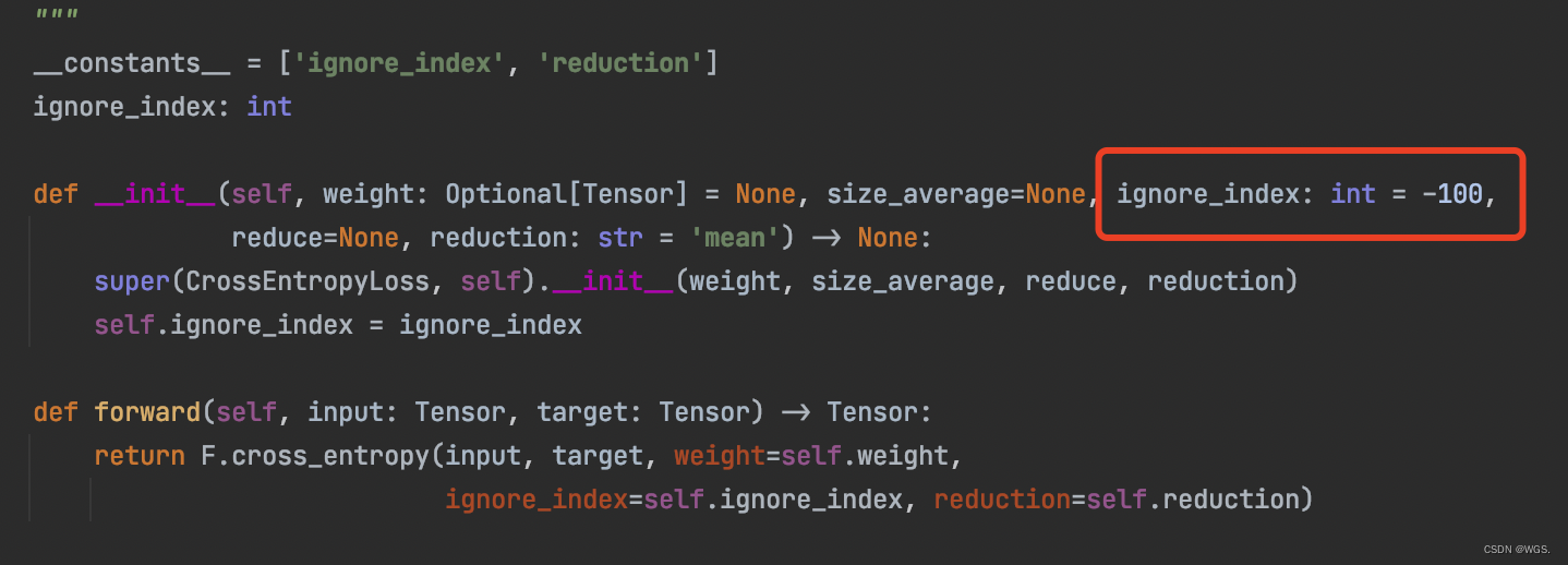 torch cross_entropy ignore_index-CSDN博客