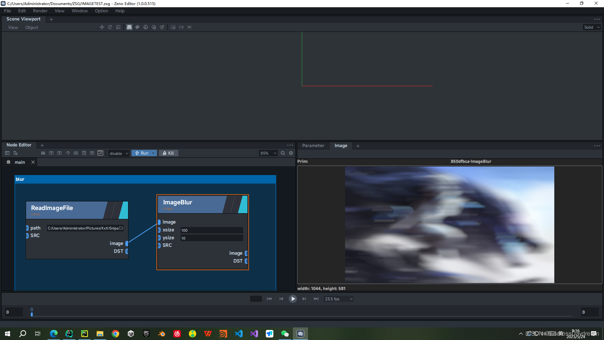 【开发日志】2023.05 ZENO----Image Processing----Blur、GaussianBlur、MedianBlur ...