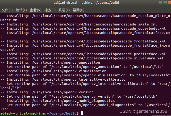 ubuntu下opencv4.6.0环境安装编译_ubuntu 编译opencv4-CSDN博客