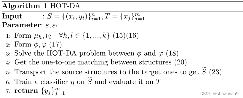 最优传输（八）Hierarchical optimal transport for unsupervised domain adaptation_transporting source to ...
