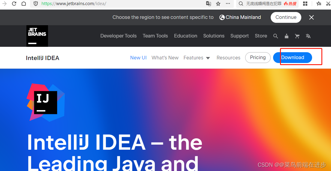 用idea部署若依前后端分离的项目（第一次使用idea）_java idea maven 前后端分离-CSDN博客