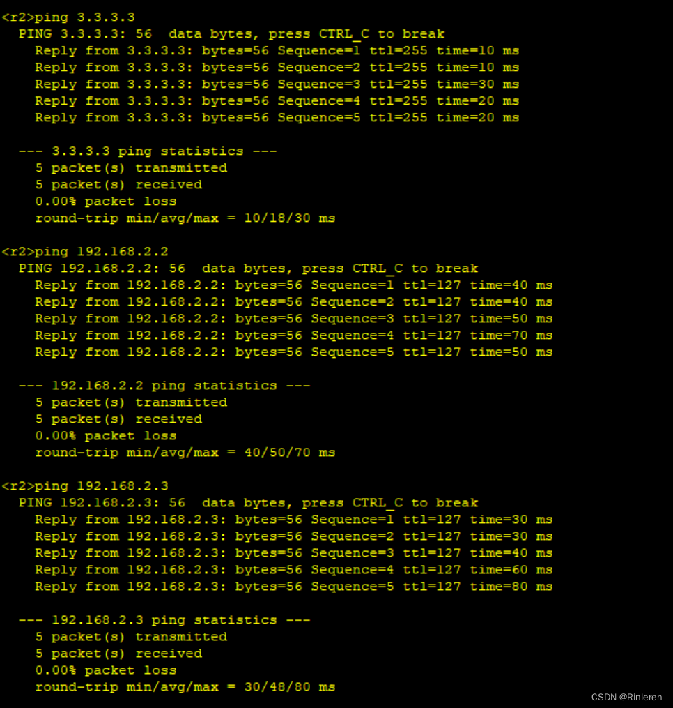 RIP配置实验报告_rip的配置实验报告-CSDN博客
