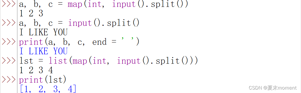 Python一次性输入输出多个数据python一次输入多个数据 Csdn博客