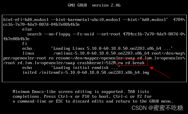 openEuler22.03启动提示错误：Failed to execute /sbin/init、Failed to execute /bin/sh，无法进入系统_openeuler中sh ...