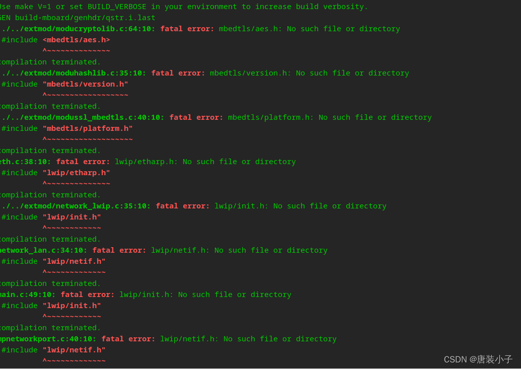 编译micropython固件时解决fatal Error Mbedtlsaesh No Such File Or Directory等问题reflush Tree Error Csdn博客 8377