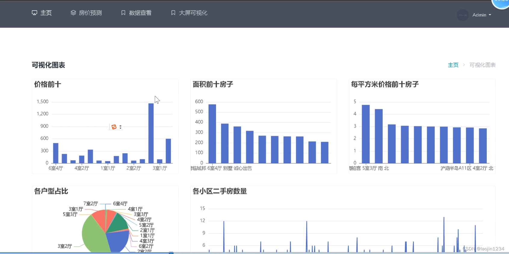 Flask陕西二手房可视化分析python陕西西安二手房数据可视化和推荐查询系统 Csdn博客