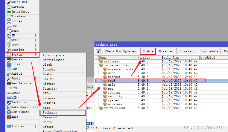 RouterOS（ROS）IPv6/IPv4双栈配置_ros ipv6-CSDN博客