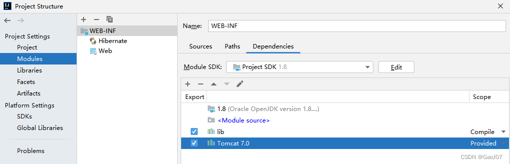 idea运行非maven，无框架的Java web项目_非maven项目import modules怎么选-CSDN博客