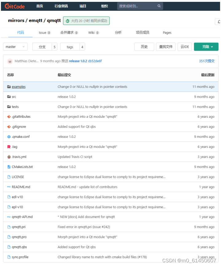 Qt开发之mqtt库的下载与导入mqtt源码下载 Csdn博客 