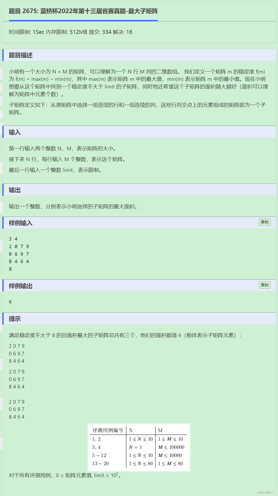 2022年十三届蓝桥杯省赛JavaB组，1-8题解全通过100%，省一国二自解_蓝桥杯2022真题解析java-CSDN博客