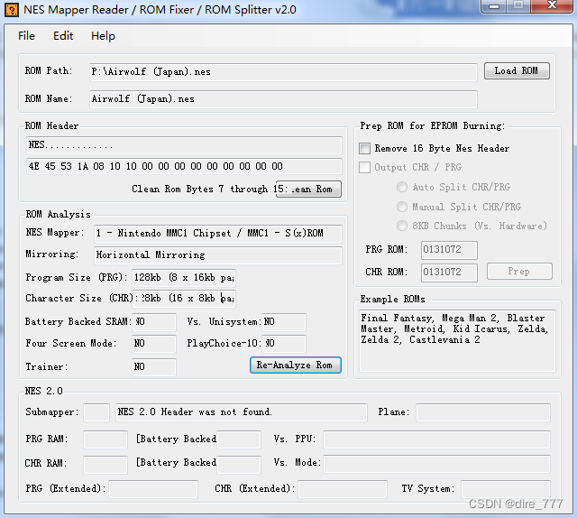 NES（FC） FPGA游戏卡开发笔记（5）---- mmc1芯片的FPGA实现分析-CSDN博客