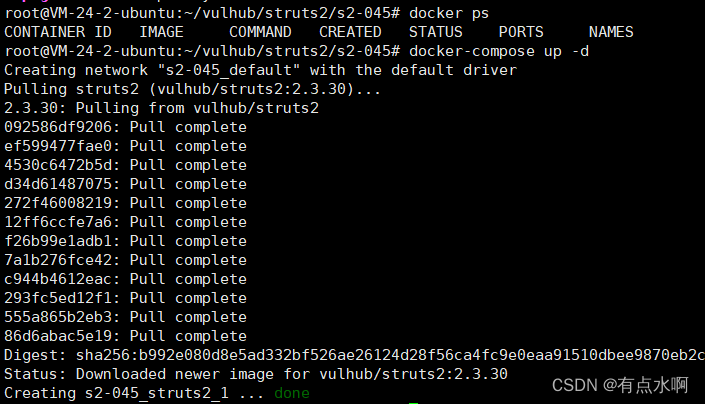 vulhub-Struts2-045(CVE-2017-5638)漏洞复现_vulhubstructs2-045-CSDN博客