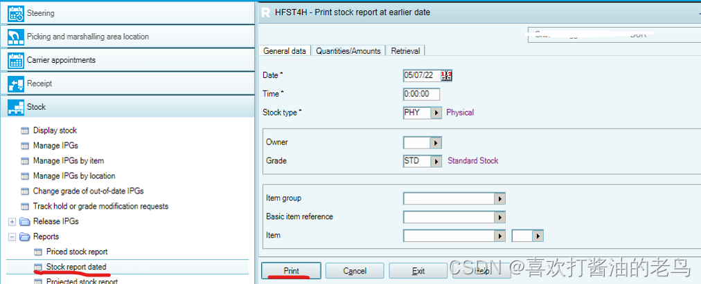 Reflex WMS入门系列二十三：几个库存相关的报表_wms统计报表-CSDN博客