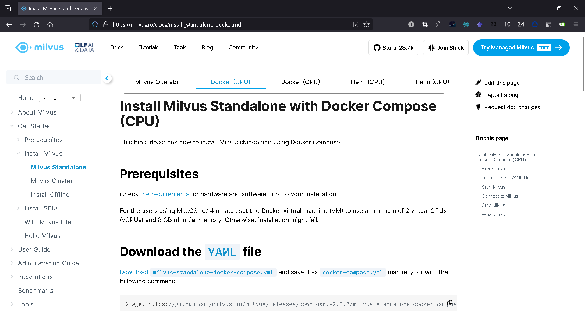 Milvus 入门教程_milvus教程-CSDN博客