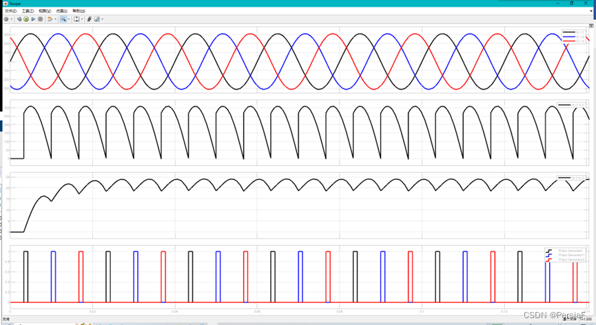 【simulink 三相半波整流电路】 Simulink触发角60度怎么设置 Csdn博客