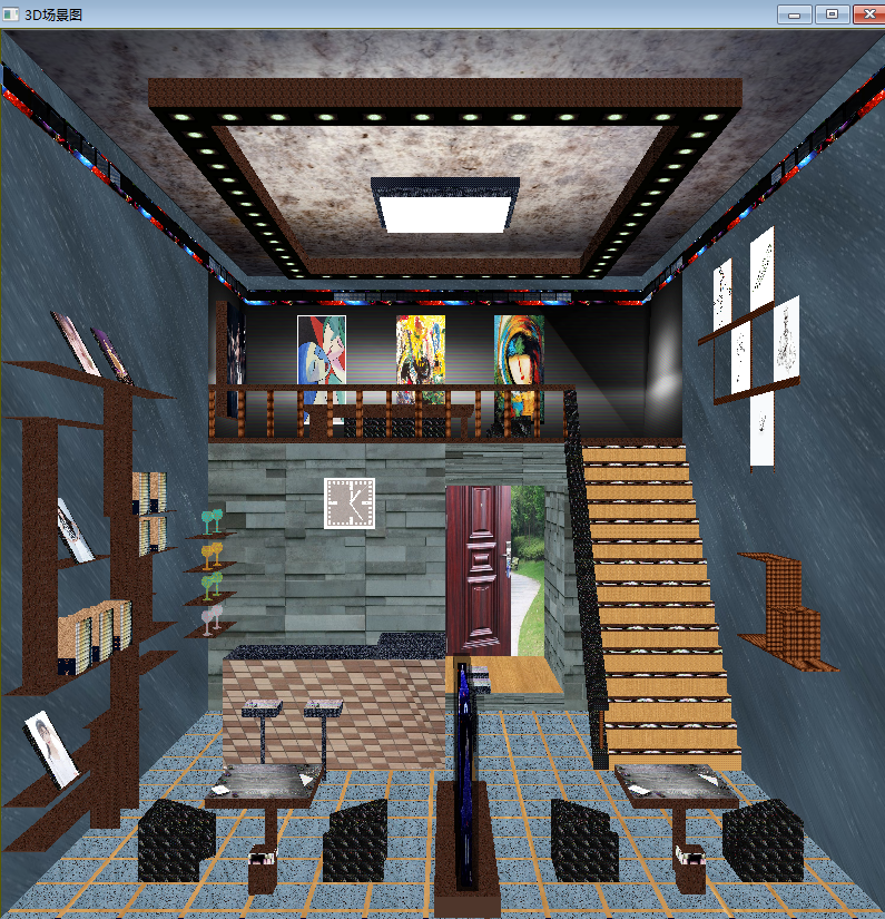 Opengl3d场景大作业制作用opengl绘制3d交互场景 Csdn博客 