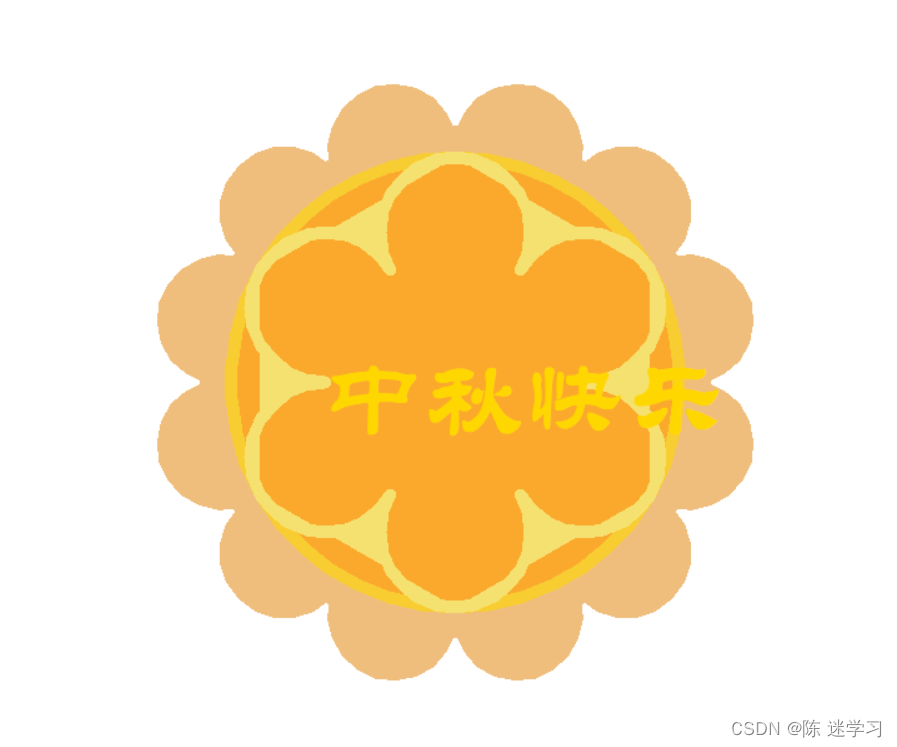 【python】中秋月饼 用python制作中秋月饼。 Csdn博客