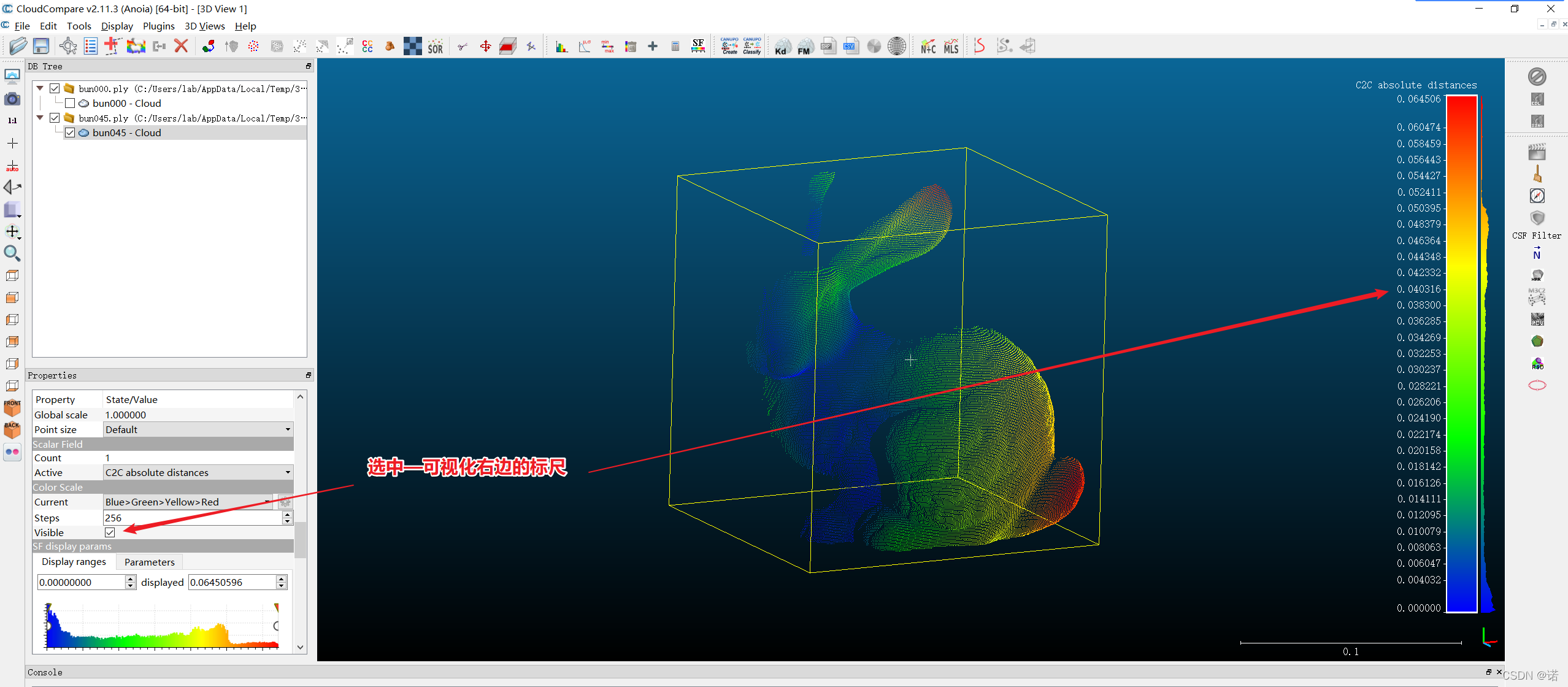 CloudCompare 可视化——Scale Filed_cloudcompare scale 数值-CSDN博客