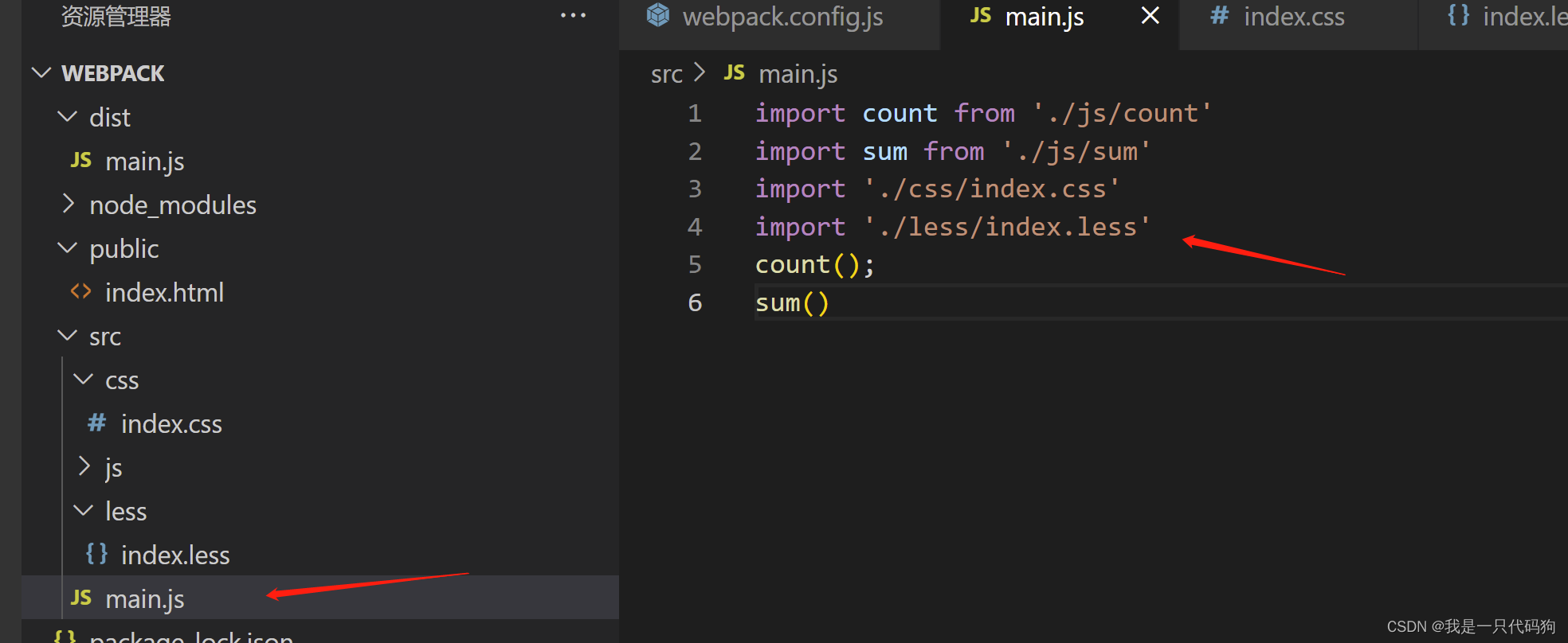 webpack5入门_webpack5 怎么运行dist文件-CSDN博客