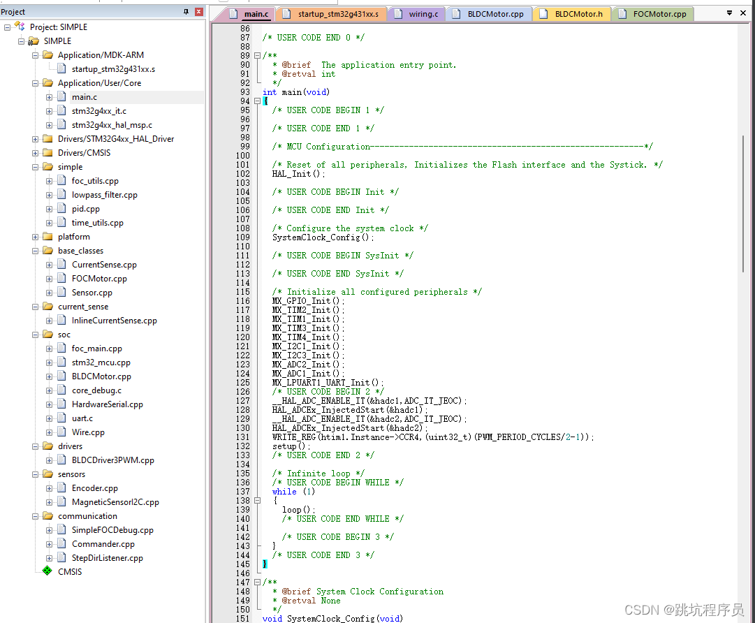simple foc 移植KEIL驱动双路电机_simplefoc-CSDN博客