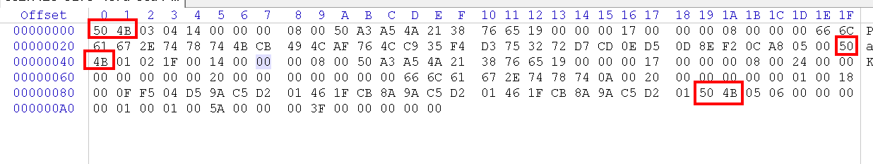 20220209-CTF MISC-BUUCTF-伪加密（ZIP文件块 十六进制分析）_ctf misc类zip文件50 4b 07 08-CSDN博客