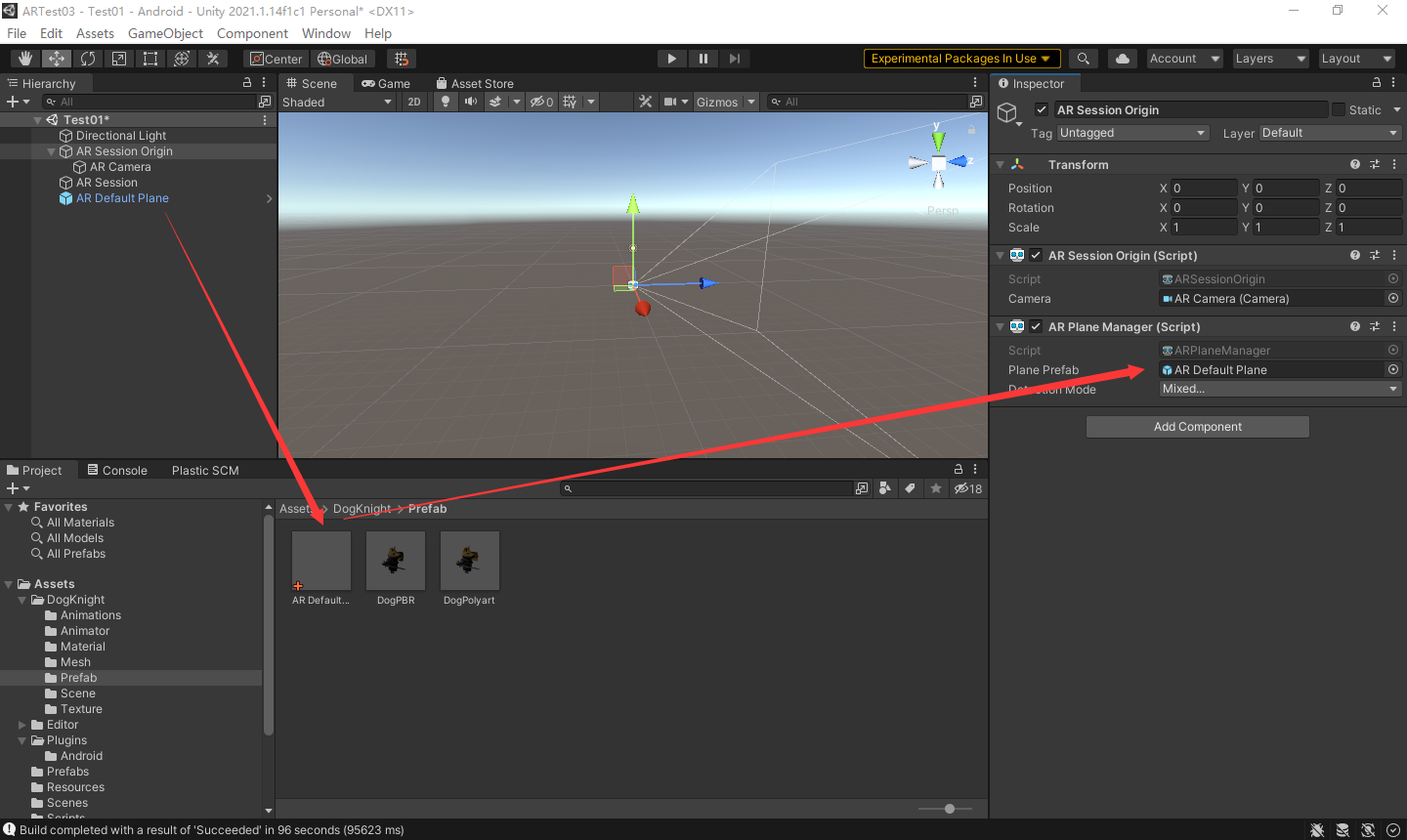 ARFoundation入门——平面检测（Android）_unity arfundation 识别-CSDN博客