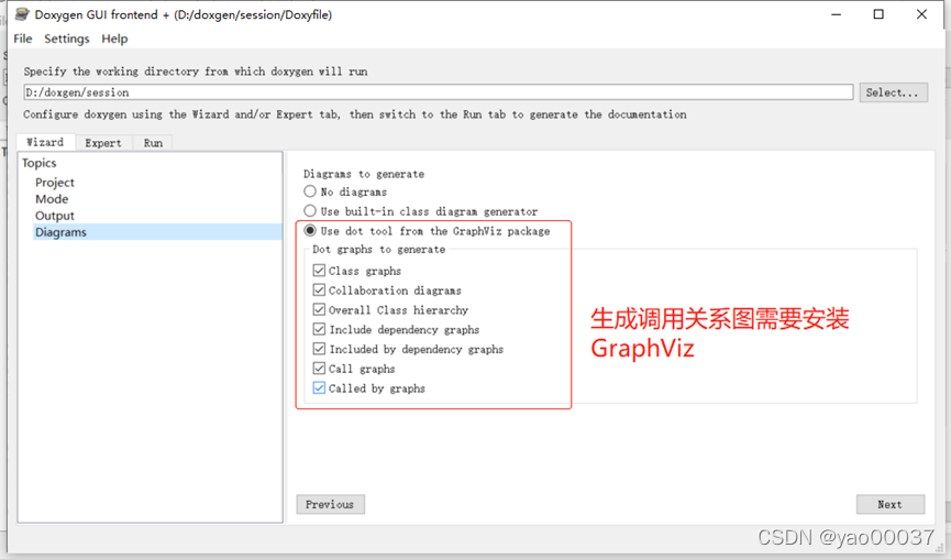 Doxygen生成api接口说明文档配置doxygen软件的python调用接口 Csdn博客