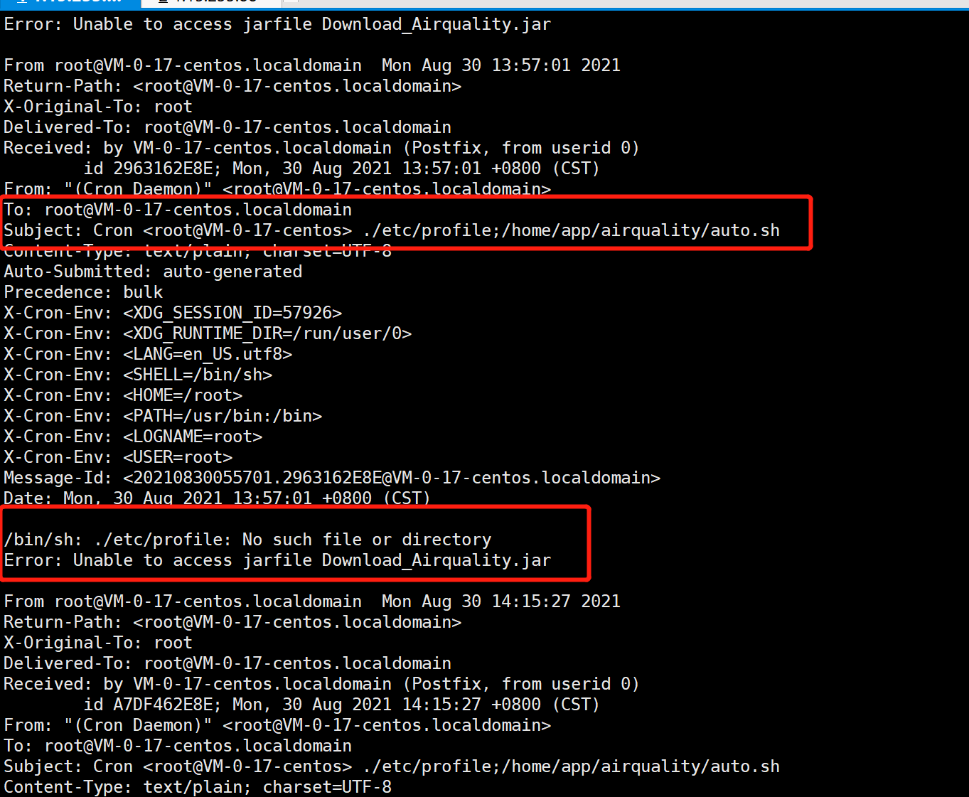 linux Crontab定时运行JAR_linux java jar 定时启动-CSDN博客
